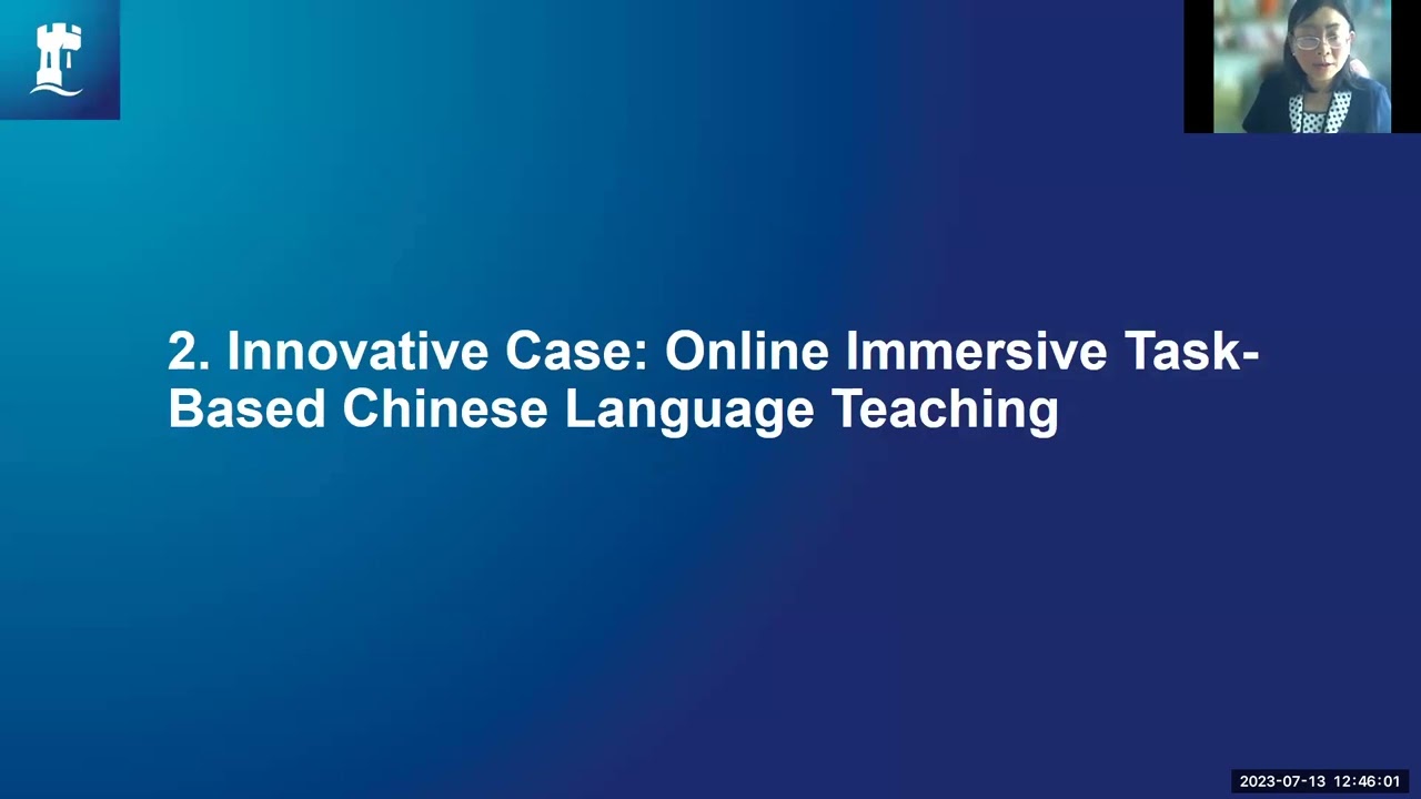 Insights from online task-based teaching