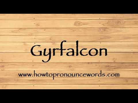 How To Pronounce Gyrfalcon ? How To say Gyrfalcon New Video