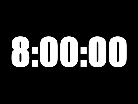 8 HOUR TIMER • 480 MINUTE COUNTDOWN TIMER ⏰ LOUD ALARM ⏰