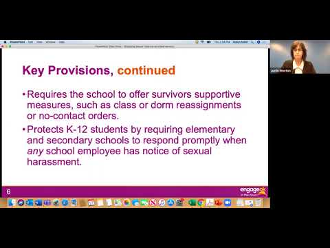 Dr. Miller Title IX Sexual Harassment presentation