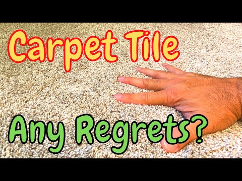 2 Years Later... Peel & Stick Carpet Tile Installation