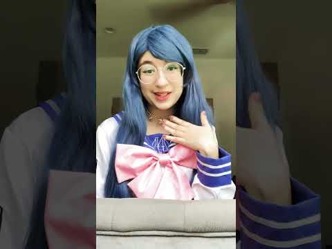 Fake everything!⚠️#danganronpa /sayaka maizono 💙🎤🌸cosplay
