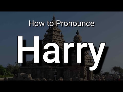 Harry - Pronunciation and Meaning