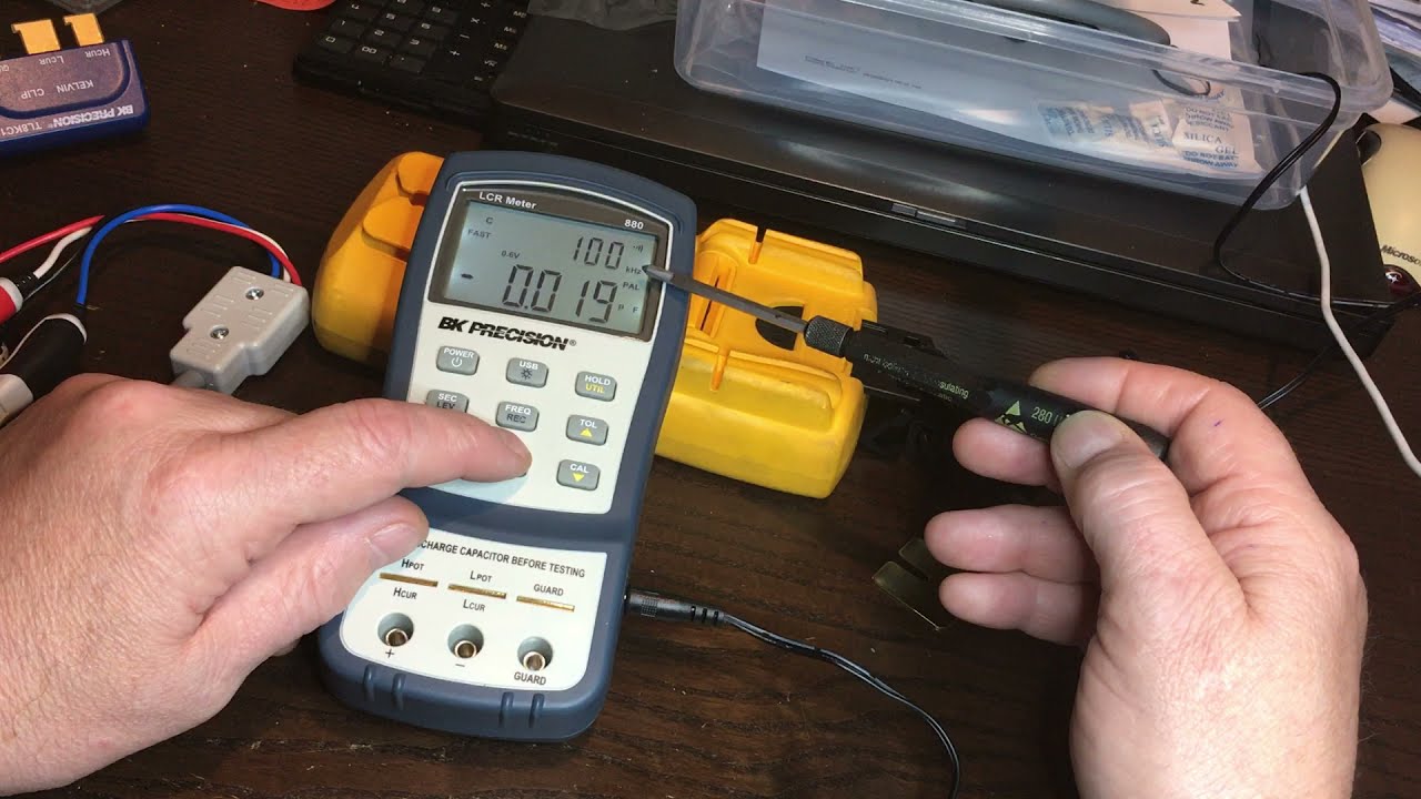 bk precision BK880 LCR meter review, sort of.