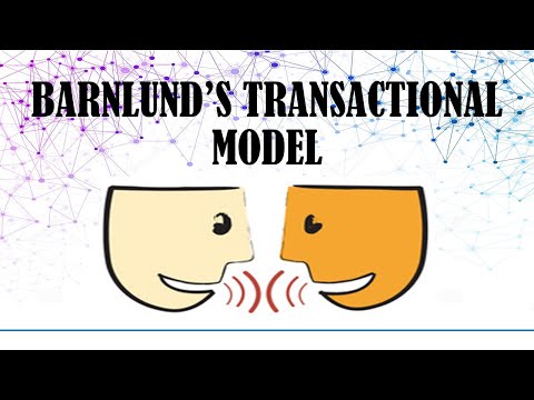 BARNLUND'S TRANSACTIONAL MODEL OF COMMUNICATION