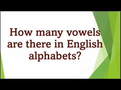 How many vowels are there in English alphabets?/ general knowledge/gk for kids