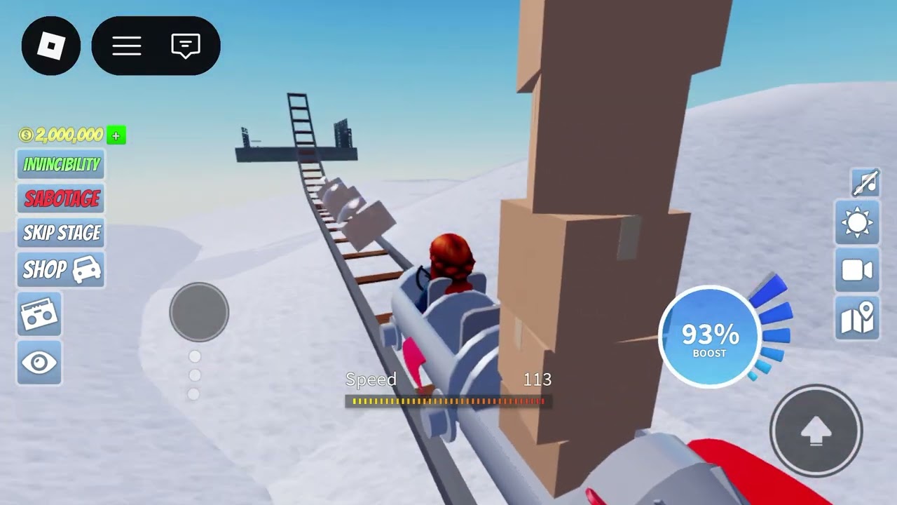 Cart Ride Delivery Service Winter Map Complete 