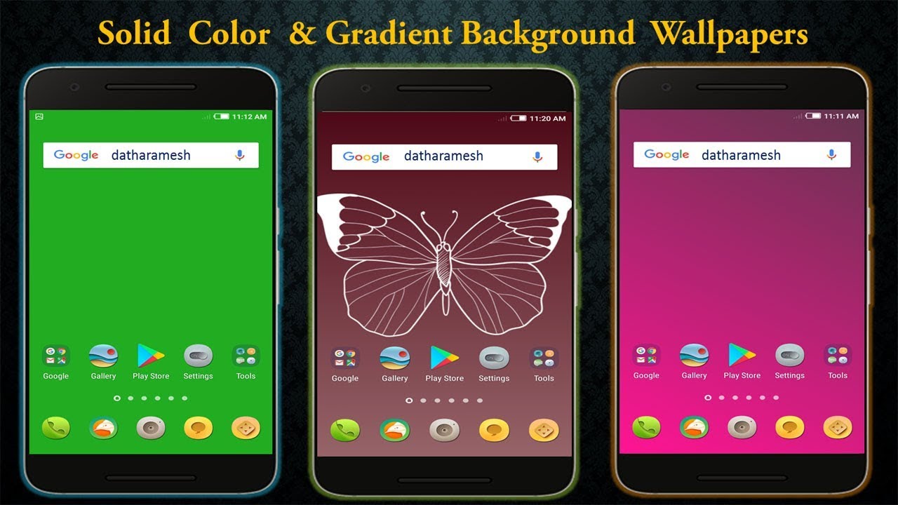 Best Solid Color & Gradient Background Wallpapers App For Android 2020