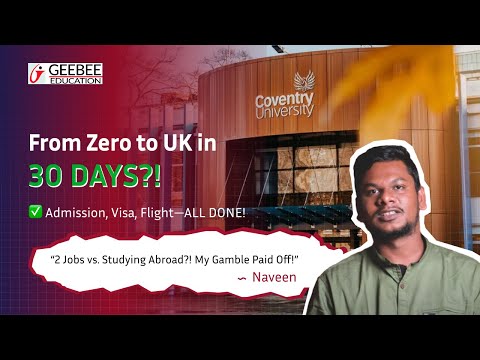 GeeBee Education Chennai | From Last-Minute Gamble to Studying in the UK – My Study Abroad Journey