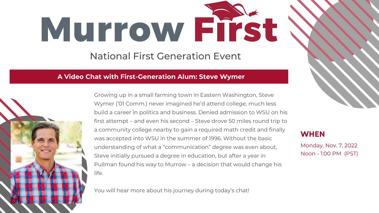 National First Gen Day: Building Our Future with Steve Wymer