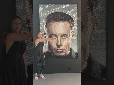 #ElonMusk 10,000 hand cast and sculpted middle fingers 🖕 Art by @kevinchampeny1661 #shorts