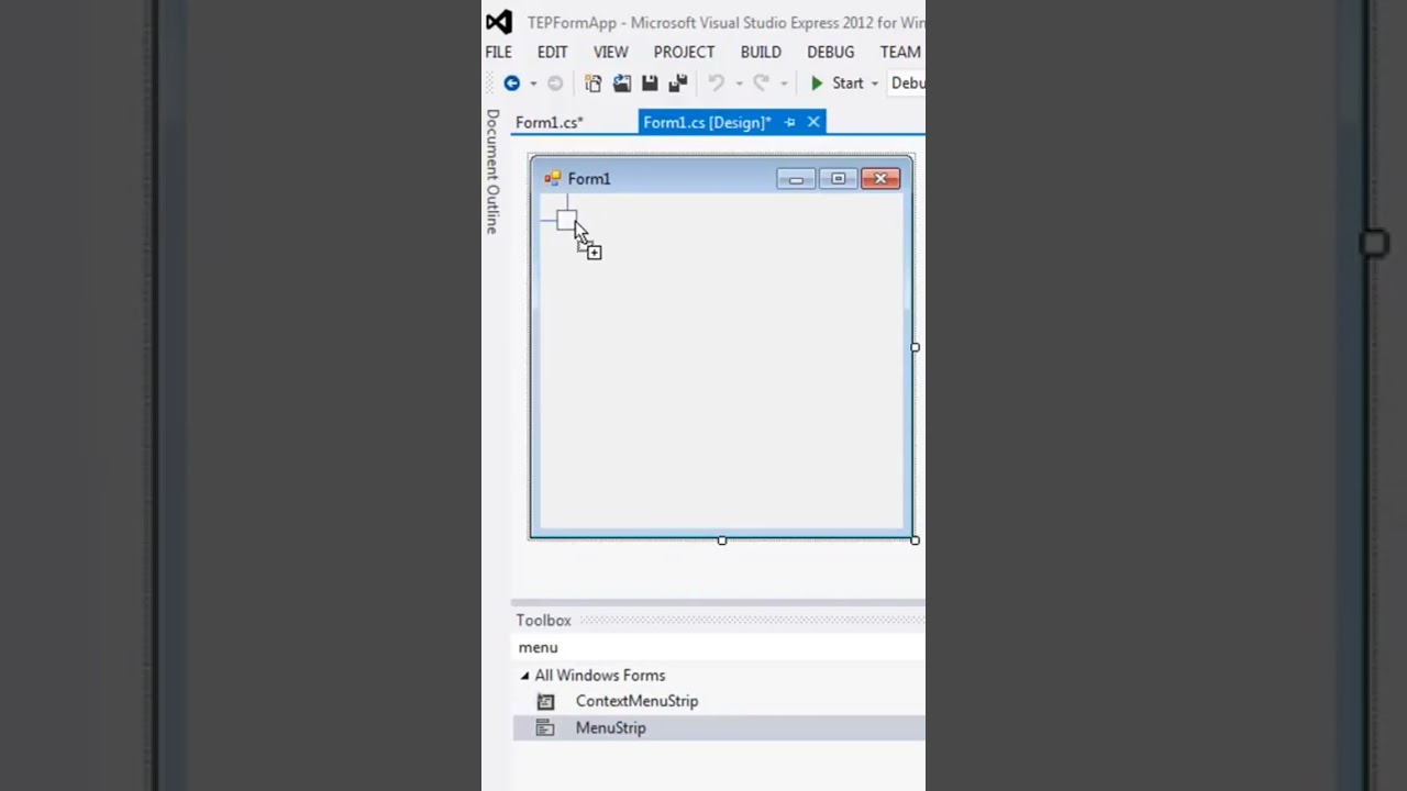 059 - How to use MenuStrips C# Tutorial