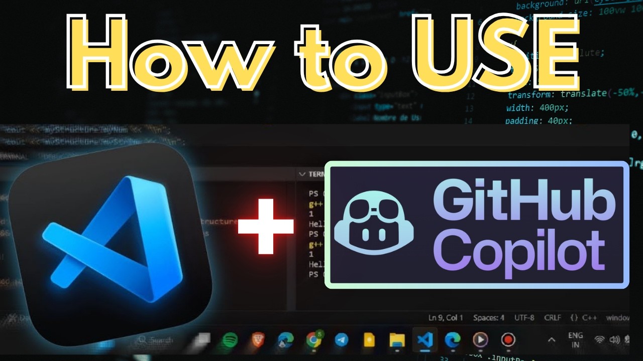 ⚡ How to Set Up GitHub Copilot in VS Code — Full Beginner’s Guide