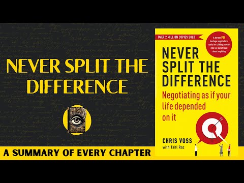 Never Split The Difference Book Summary | Chris Voss