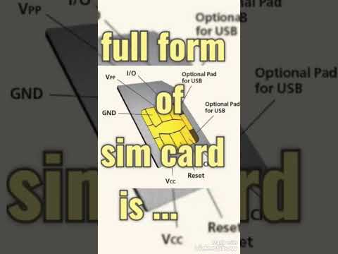 full form of sim card#shorts#youtubeshorts #trendingshorts