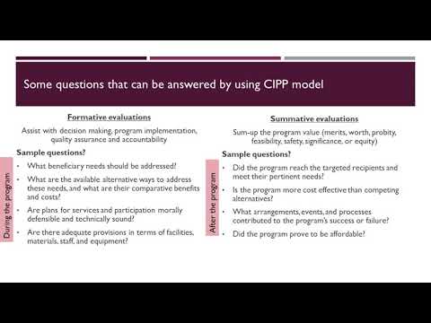 CIPP Model