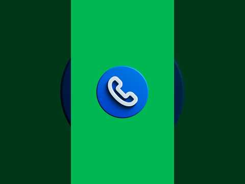 Green Screen Phone Call Icon Animated #greenscreen #call #phone #motiongraphics #greenscreeneffects