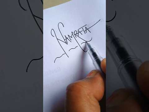 NamrataName #art #calligraphy#tag #namrata #name #theartisticritz#theartisticallyritz #shorts #viral