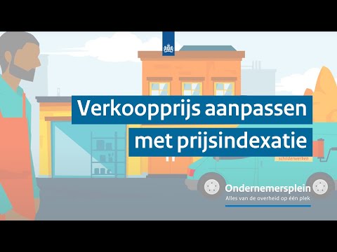 Verkoopprijs aanpassen met prijsindexatie | Ondernemersplein