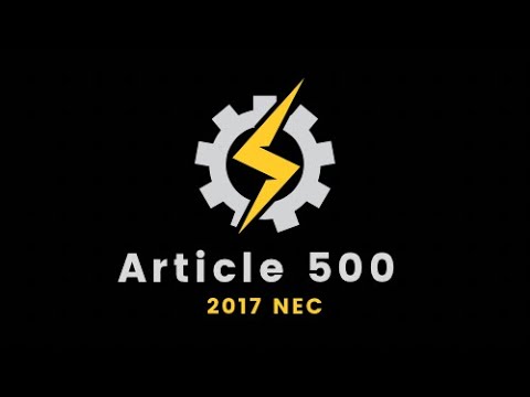 NEC Exam Tips - Article 500 - Digital Flash Card