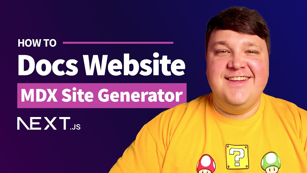 Documentation Website in Next.js with Nextra