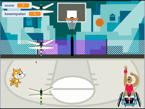 Scratch : Game Basket Shooting Buku Informatika Kelas 8
