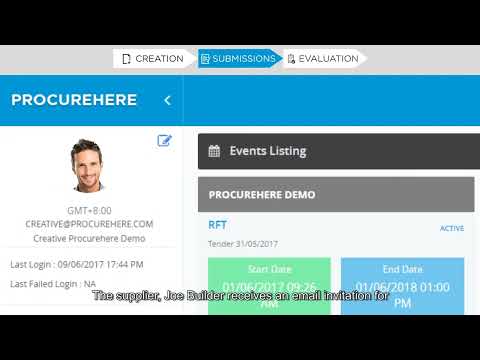 PROCUREHERE as the sourcing and vendorship platform, 260923.