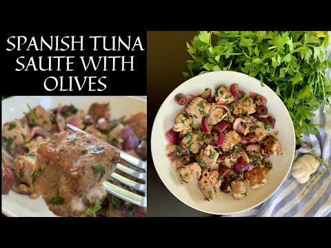 Spanish Style Tuna Stir Fry with Olives (Paleo, AIP, Whole30, Keto)