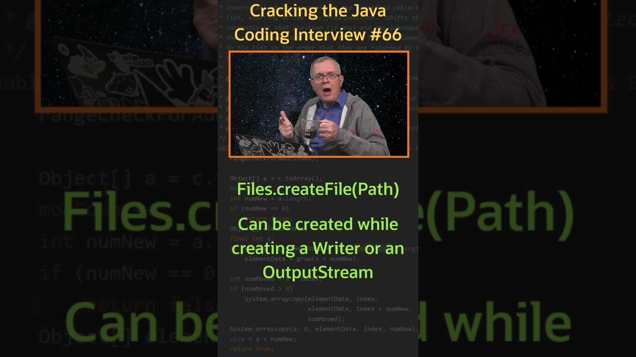 How can you create a File with Java I/O? - Cracking the Java Coding Interview