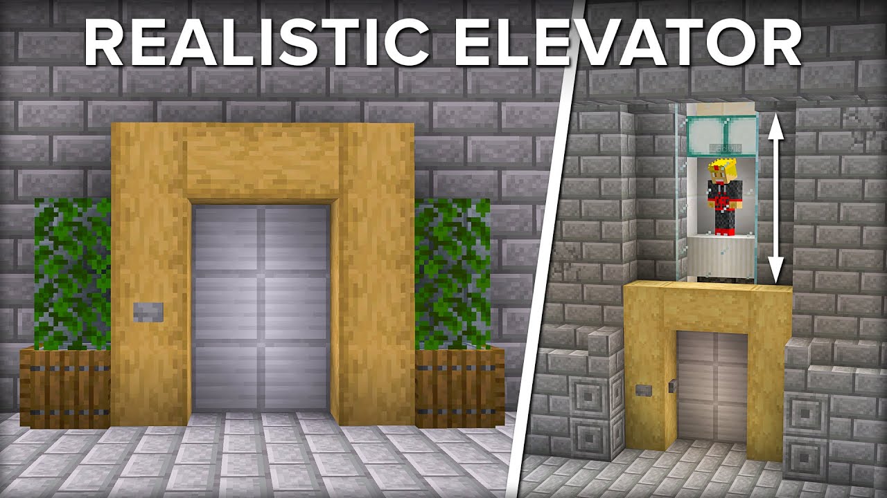 How To Build a Realistic Elevator in Minecraft 1.21