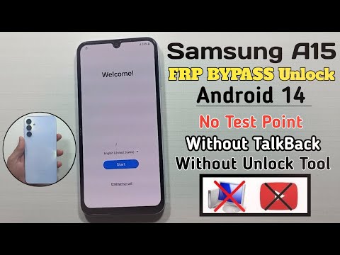 Samsung A15 5G Frp Bypass Without Pc Android 14 | Talkback Not Working | Google Account Bypass 2025