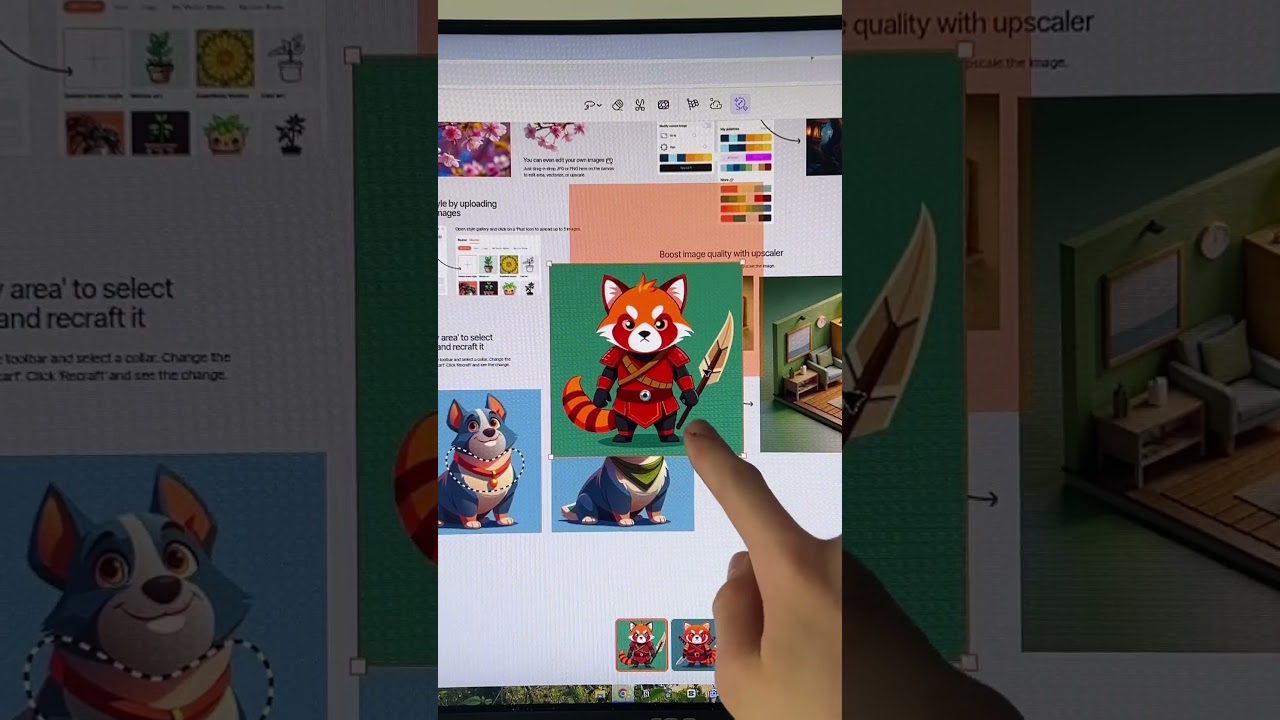 Free vector image generator