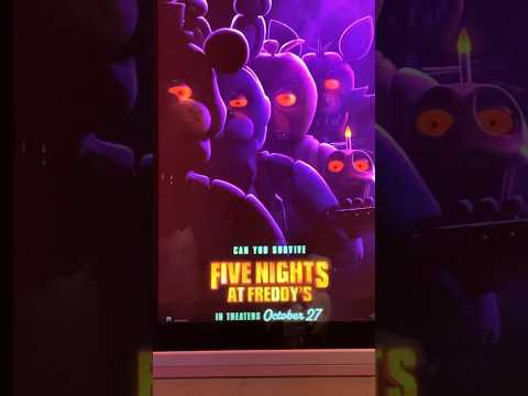 I found the fnaf movie poster