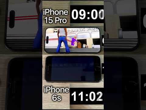 iPhone 15 Pro VS iPhone 6s | GTA San Andreas #shorts #gta #ps2 #gtasanandreas #play2 #ps5vsps4