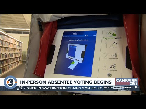 Voters head to the polls in Wisconsin as in-person absentee voting begins