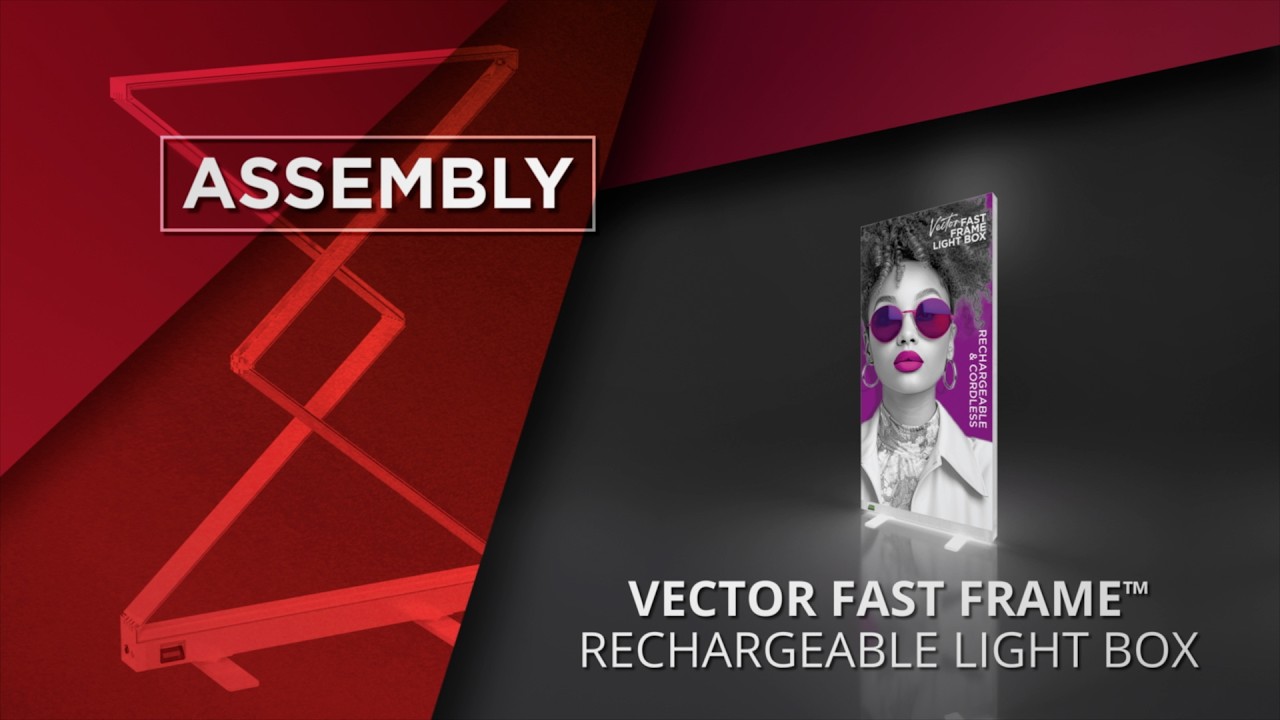 Vector Fast Frame™ Rechargeable Light Box - Assembly