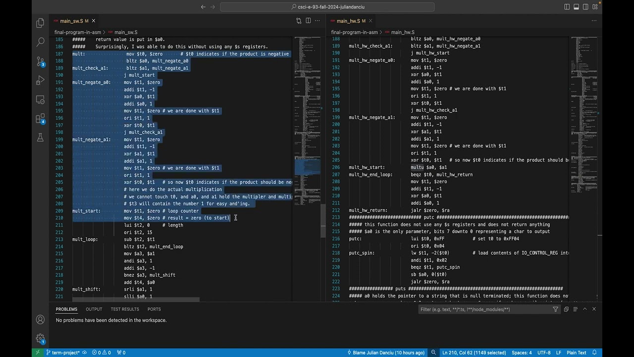 CSCI-E 93 Computer Architecture Final Project 4k
