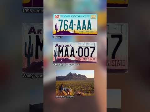 The License Plate Map, episode 1: Arizona ???? #shorts #licenseplates #arizona #diy #artsandcrafts