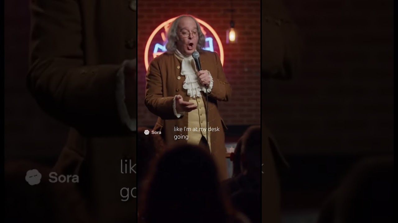 Ai Comedy: Benjamin Franklin #standupcomedy #comedy #history