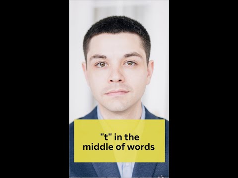 "T" in Middle of Words | English Pronunciation Lesson | Online English Lessons | Learn English