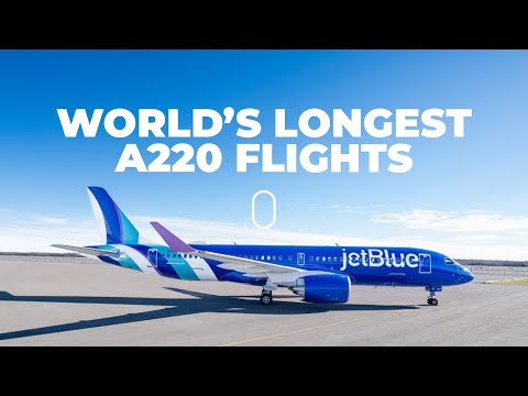 Up To 7h 30m: The World's 10 Longest Airbus A220 Flights