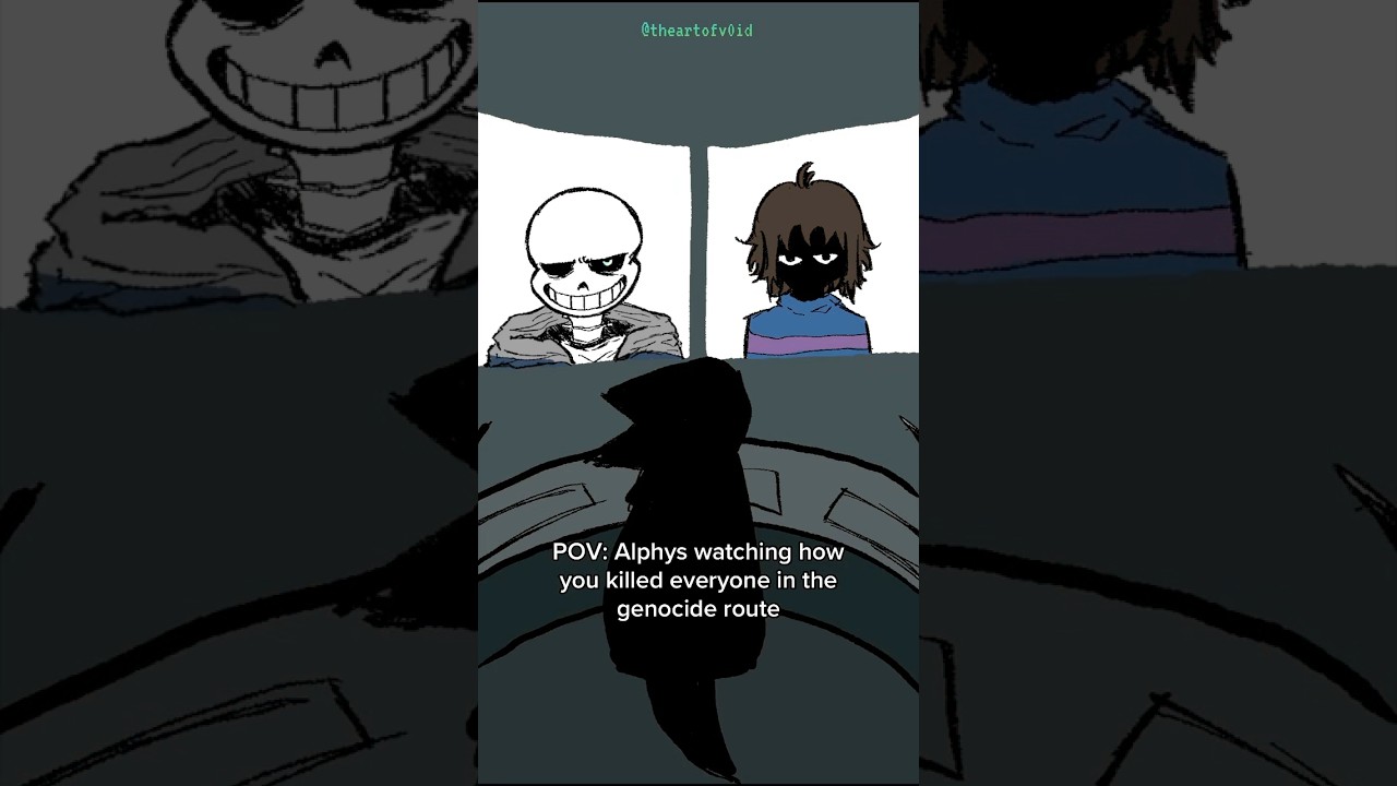 why would chara make us do that💔💔💔💔💔 #undertale #sansmeme #animationart #deltarune #chara