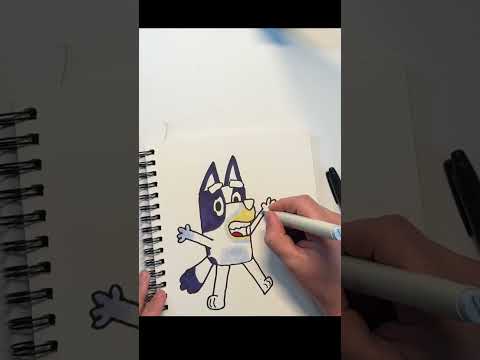 Can I Draw Bluey in 30 Seconds?