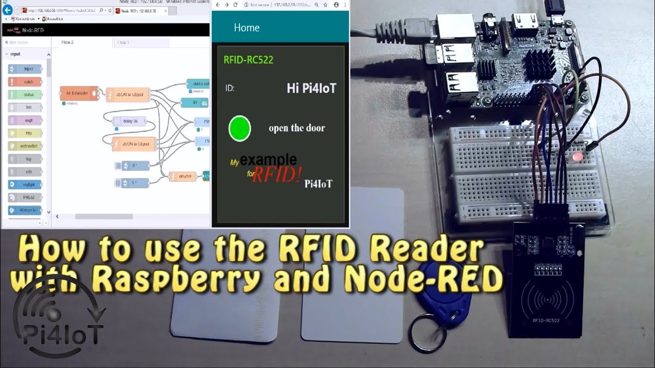 How to use RFID Reader with Raspberry and Node-RED