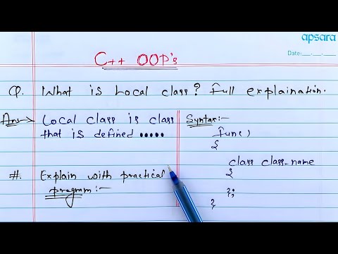 Learn C Local Class | Learn Coding - Mind Luster