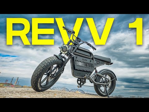 Revv 1 Moped-Style Electric Bike | Ride1Up Ebikes