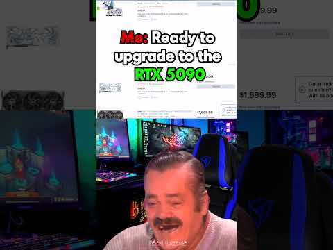 Me ready to upgrade to the RTX 5090!. #tech4meme #nvidia #restock #rtx5090
