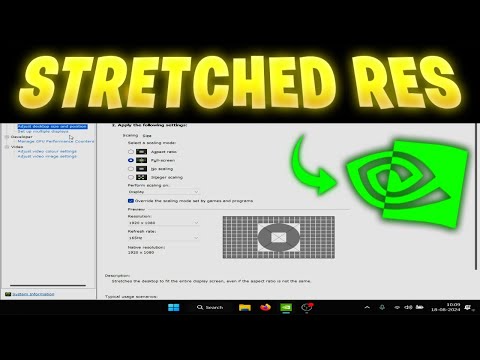 How to get Stretched Resolution using NVIDIA Control Panel