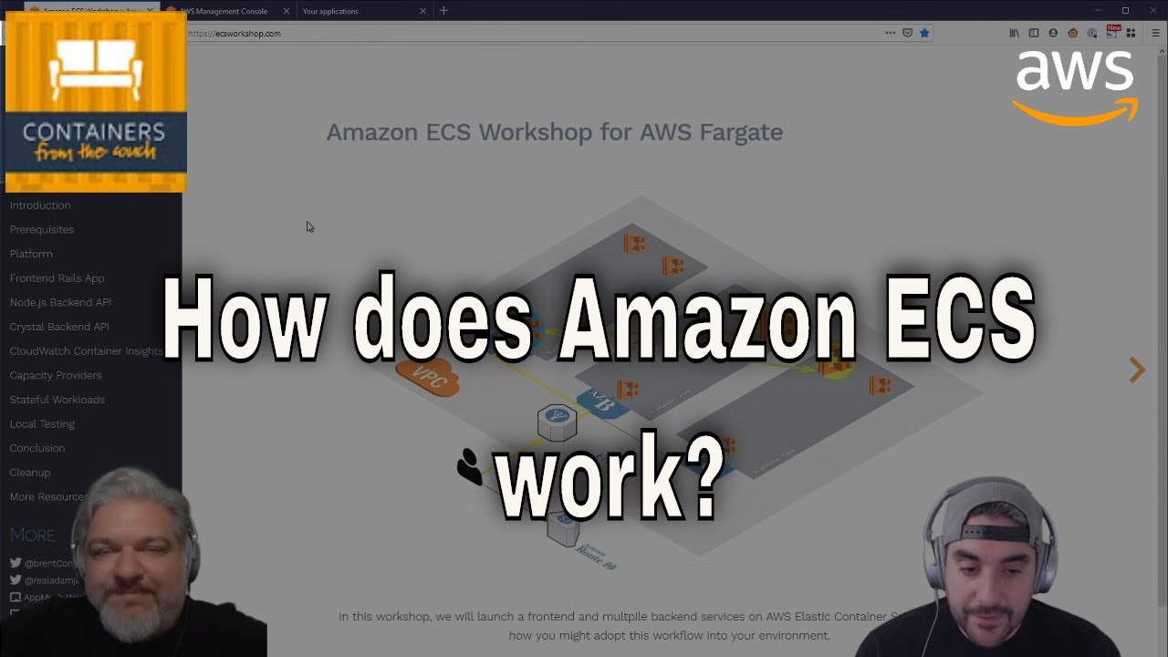 #ContainersFromTheCouch - ECS Workshop Introduction