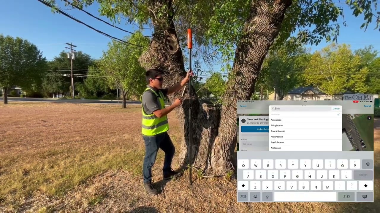 Tree Management with Bad Elf and ArcGIS Solutions